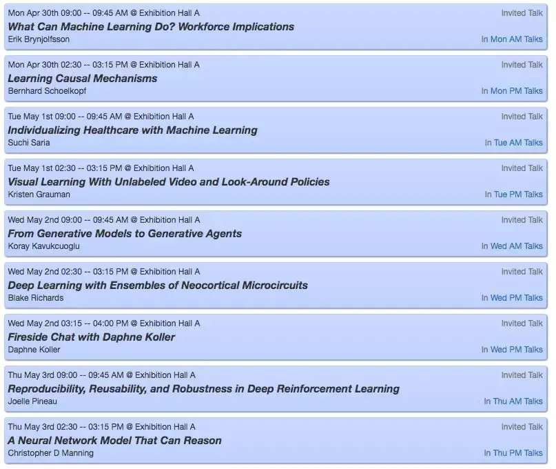 【一文打尽 ICLR 2018】9大演讲，DeepMind、谷歌最新干货抢鲜看 - 知乎