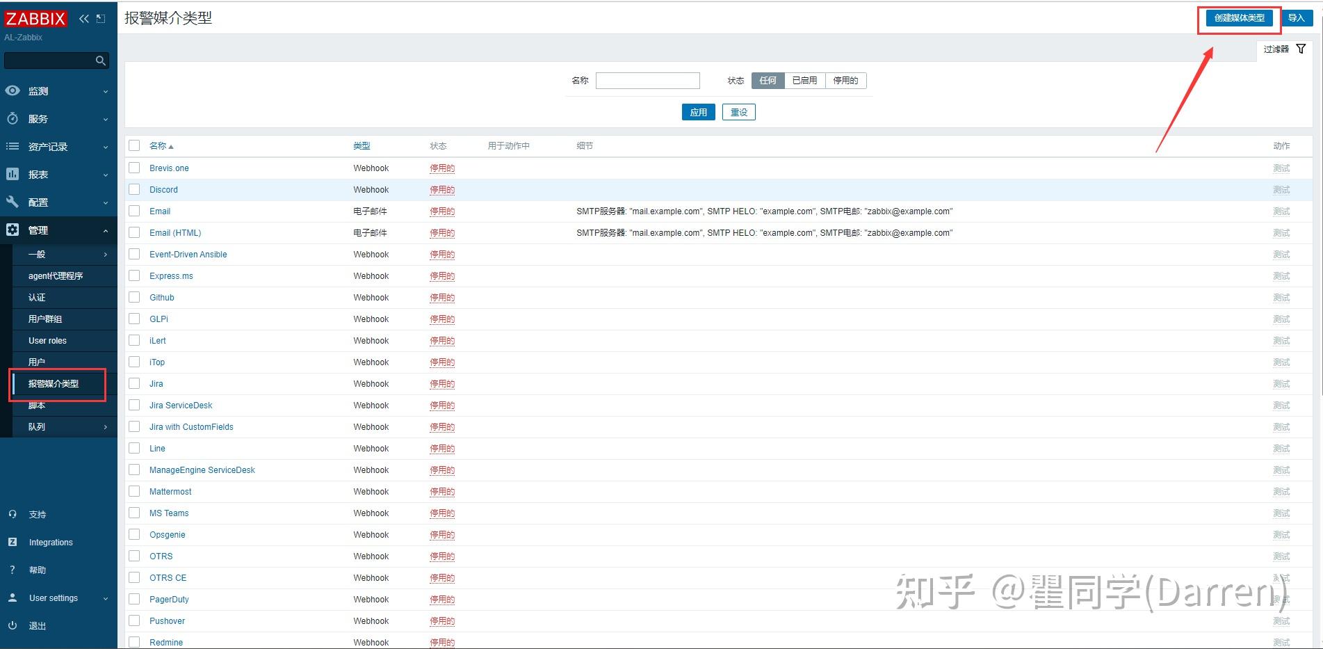 Zabbix 配置 Webhook 告警推送 详细笔记 - 知乎