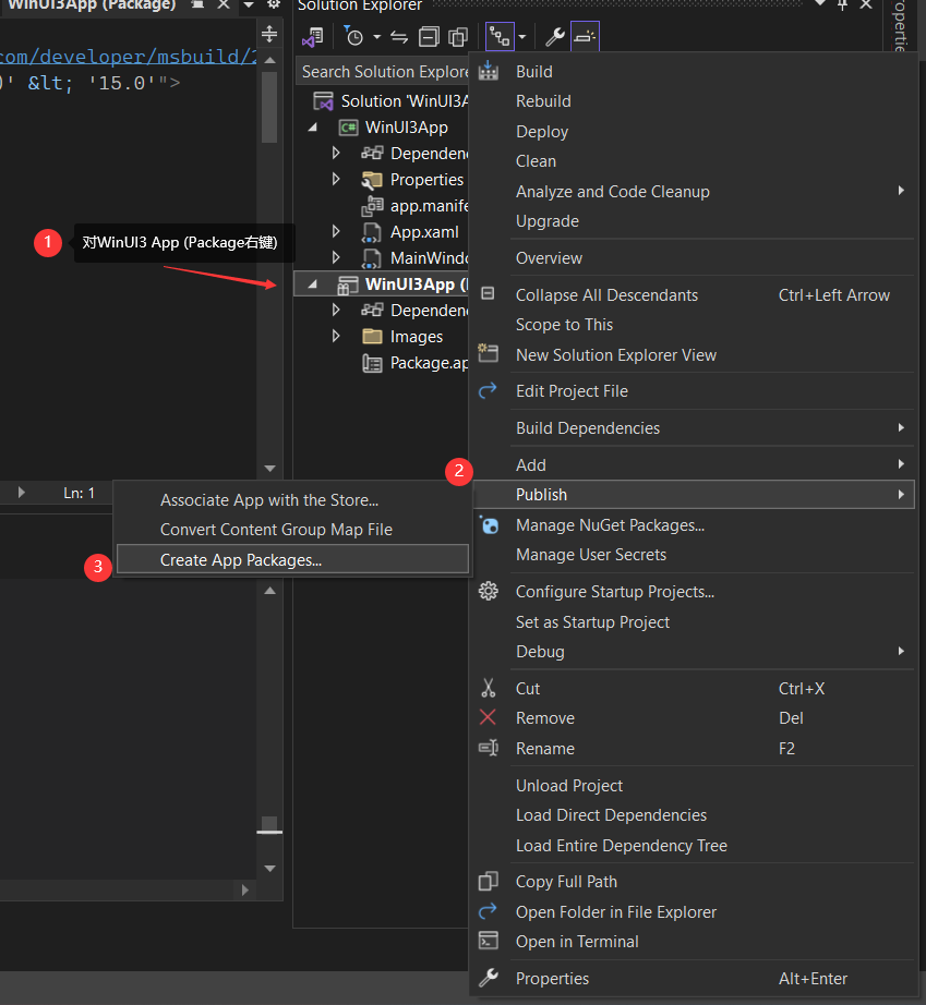 How to packaging WinUI3 Project (WAS) - 知乎