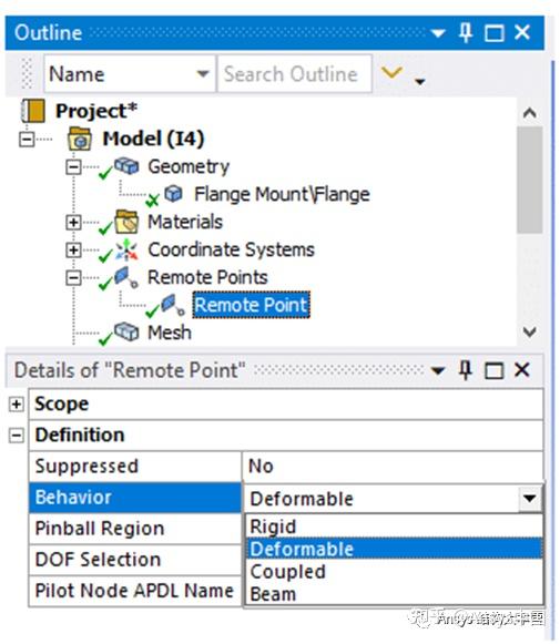 技巧-如何在Ansys Mechanical中用好远程点（Remote Points）？ - 知乎