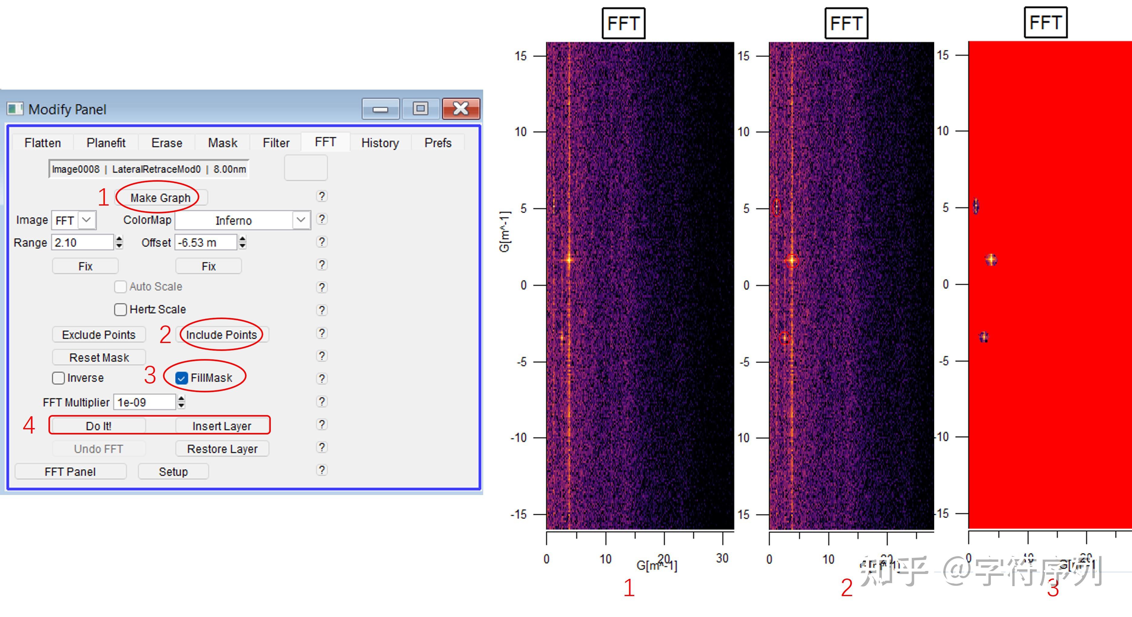 AFM LFM 扫二维材料原子相 FFT处理 - 知乎