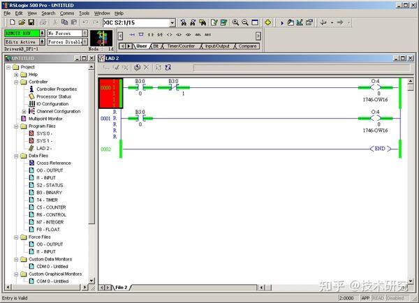 罗克韦尔（AB）PLC，RSLogix500简易入门 - 知乎