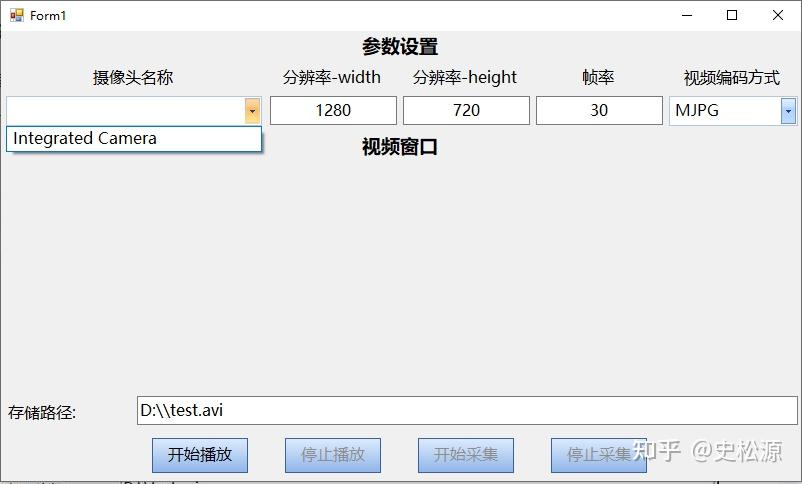 C#环境下通过OpenCvSharp实现USB摄像头视频显示及存储 - 知乎