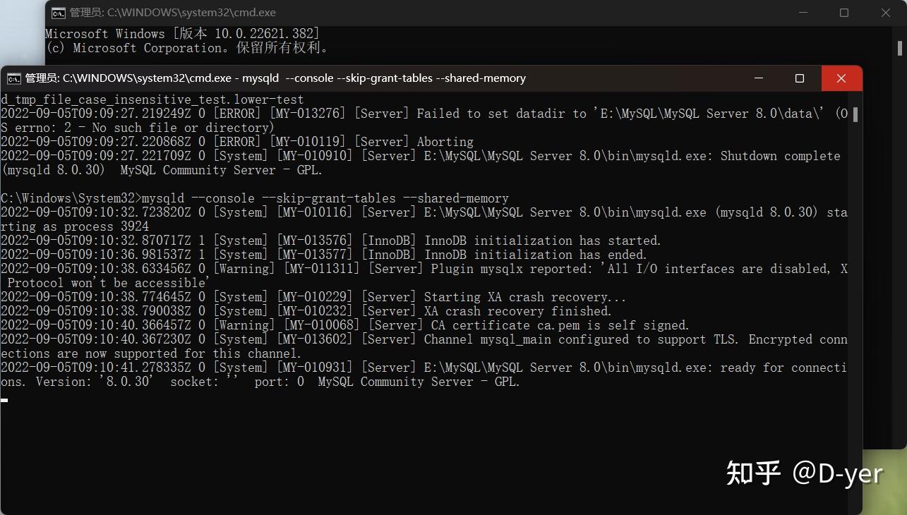 Mysql80忘记密码，重置密码详细流程及过程中会遇到的问题解决 知乎 3716