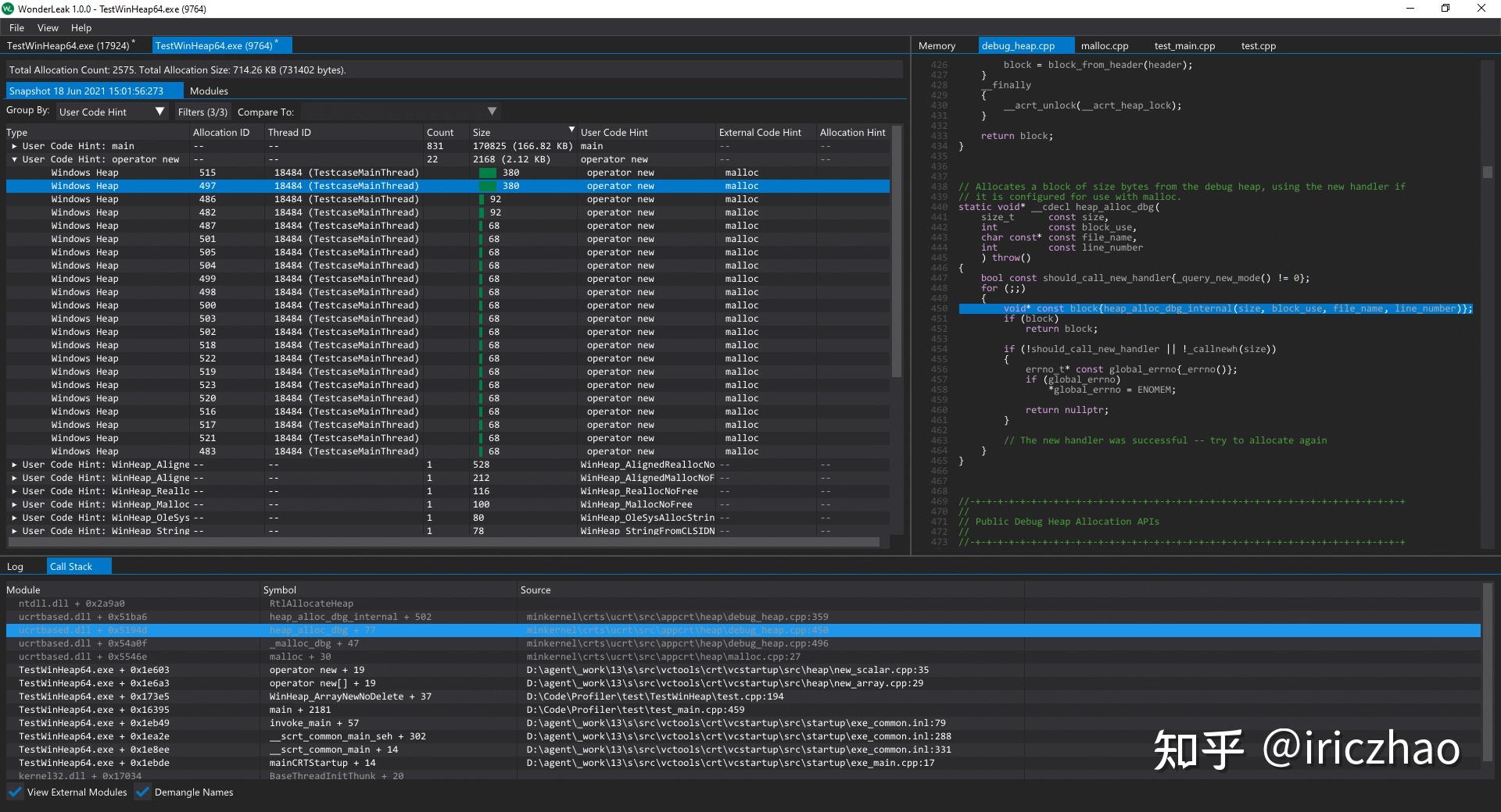 盘一盘几个内存泄漏检测工具 - 知乎