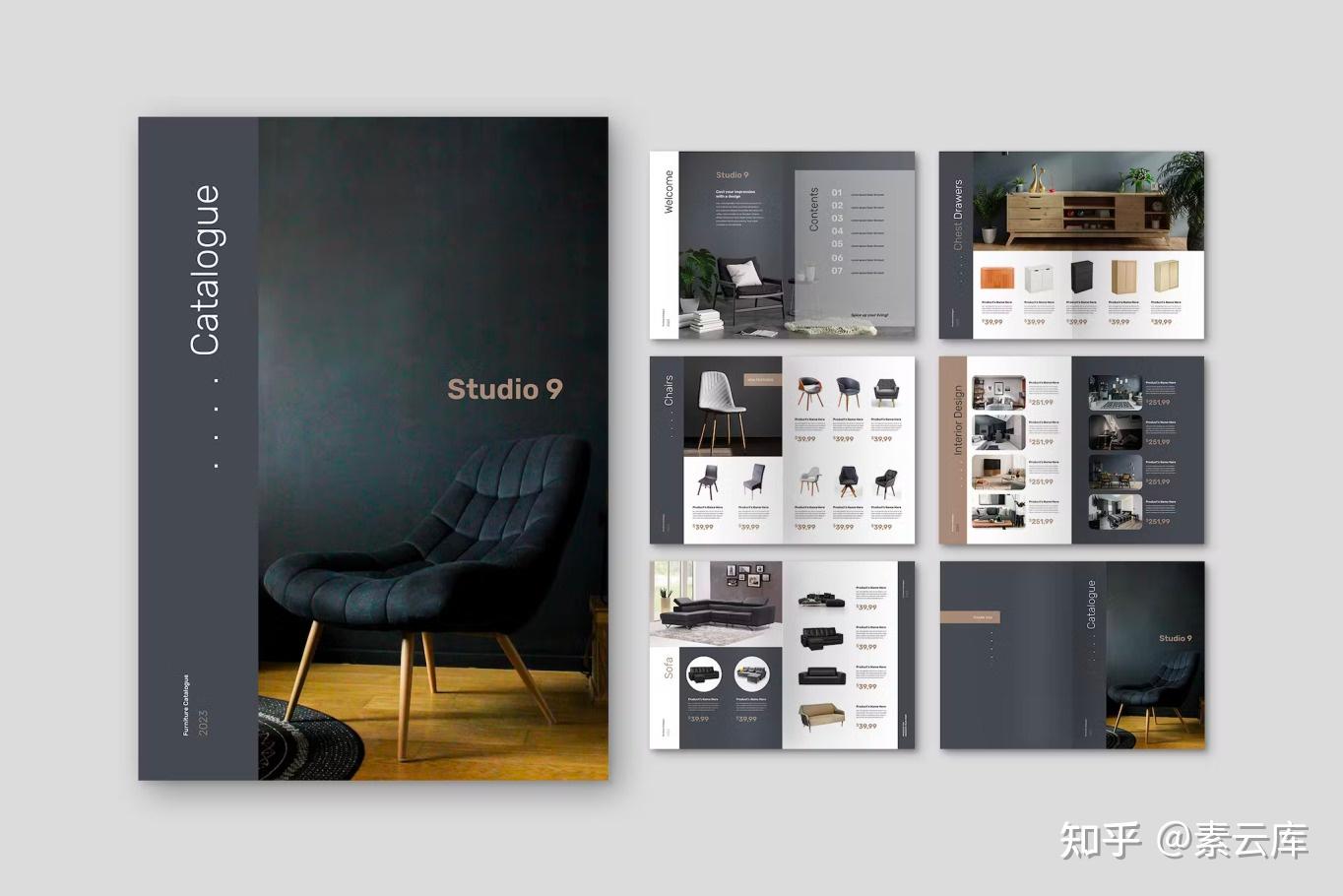 设计素材|画册排版专业设计模板 - 知乎