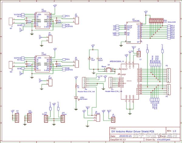 【雕爷学编程】arduino动手做（154） Afmotor电机扩展板模块 知乎 