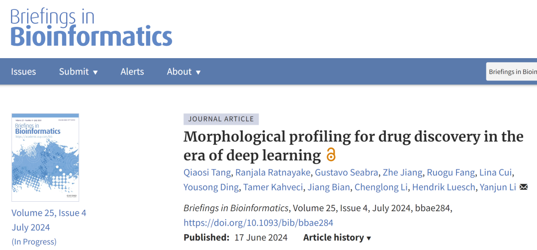 Brief. Bioinform. | 深度学习赋能表型药物发现 - 知乎