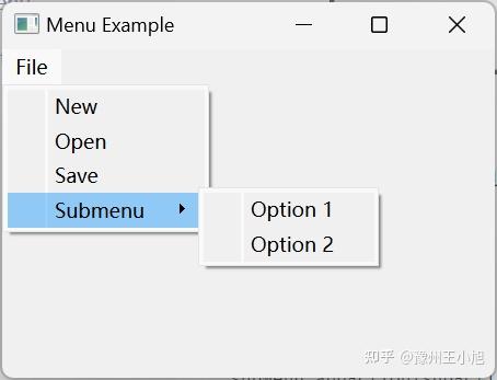 Python开发GUI---基于PySide6菜单栏制作 - 知乎