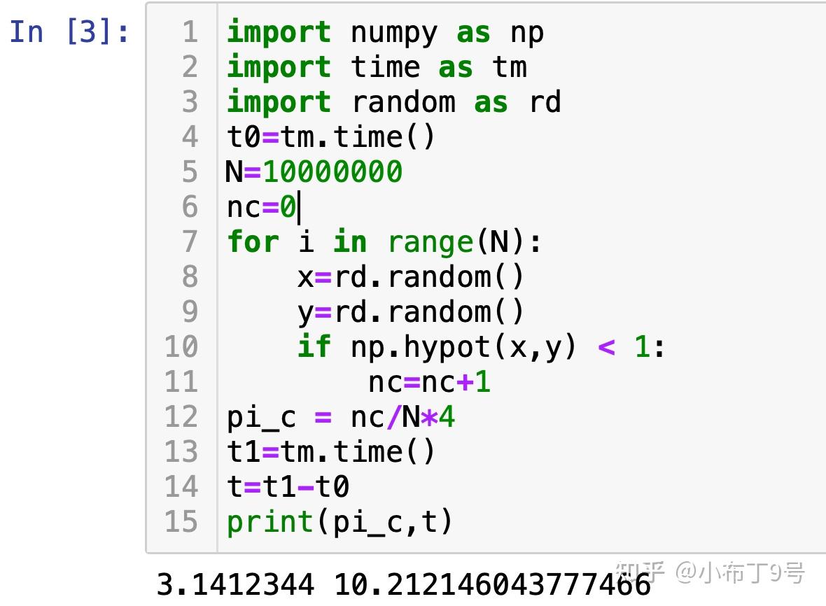 蒙特卡罗方法python 与 julia 循环效率对比 - 知乎