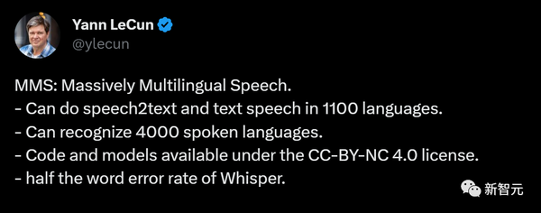 规模性能双杀OpenAI，Meta语音达LLaMA级里程碑！开源MMS模型可识别1100+语言 - 知乎