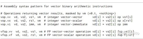 RISCV V扩展（二）Vector指令文档 - 知乎