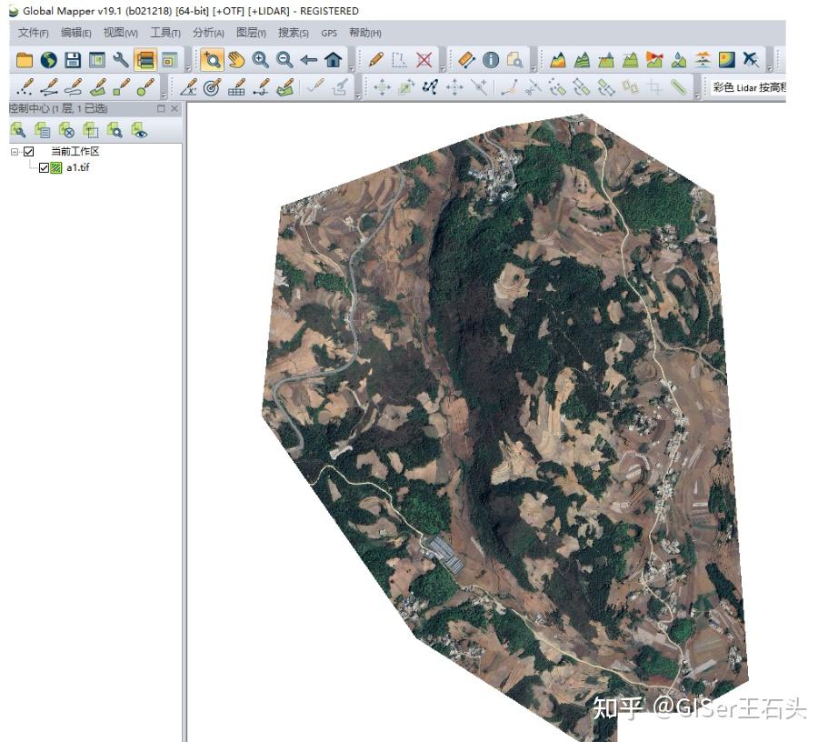 用Global Mapper提取栅格影像边界，比ArcGIS简单！ - 知乎