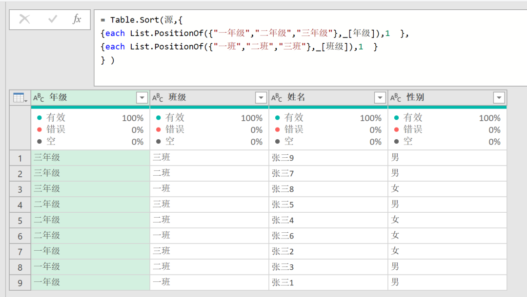 Power Query：排序与自定义排序 - 知乎