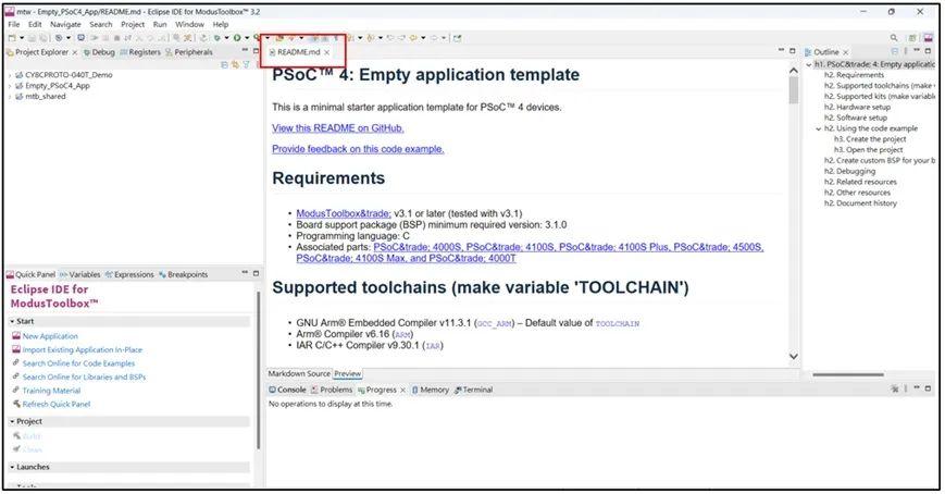 Infineon PSoC 4 CapSense ModusToolbox IDE -程式创建篇 - 知乎