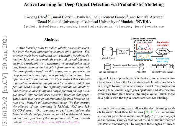 ICCV‘21论文：通过概率建模深度检测目标的主动学习法 - 知乎