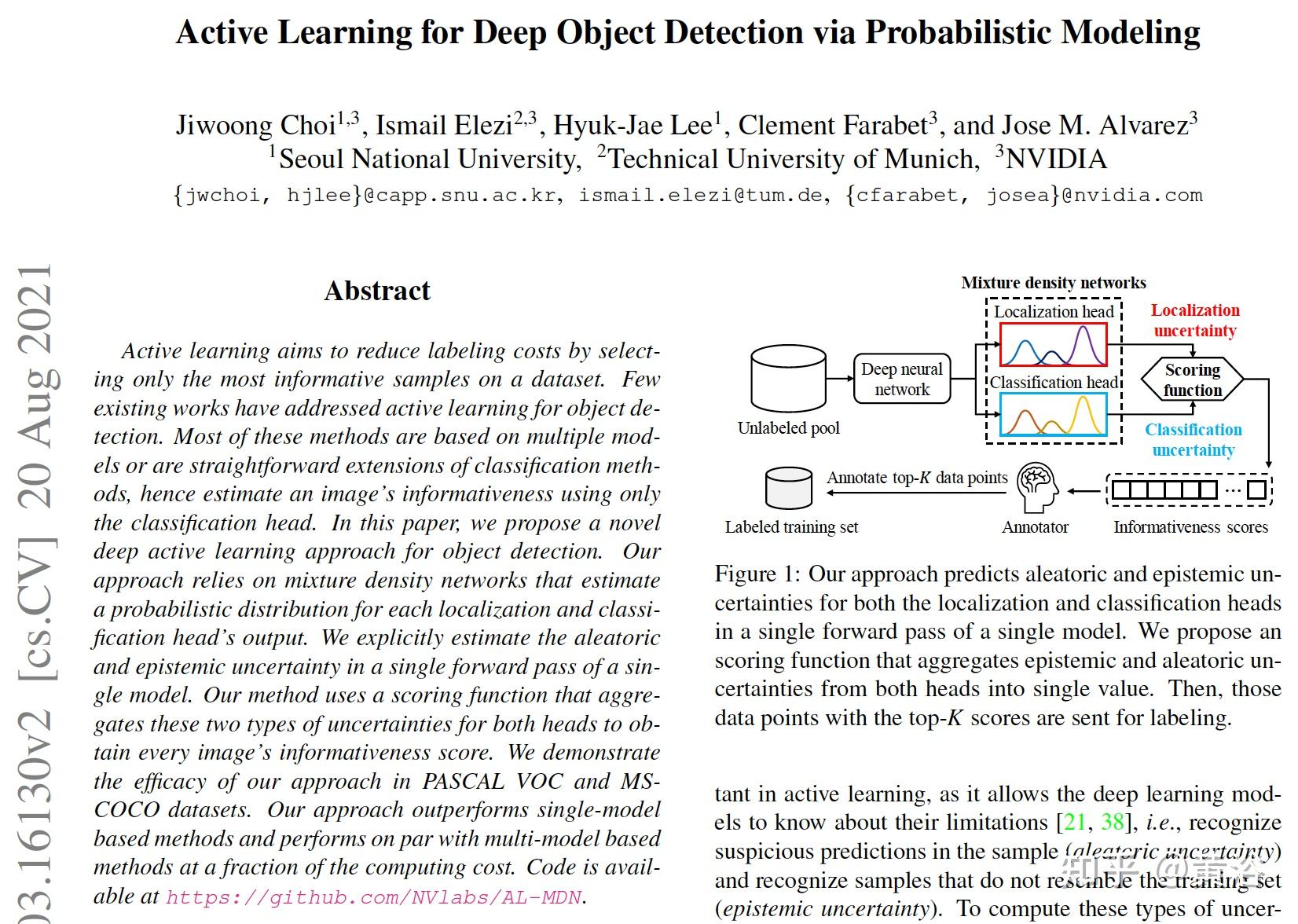 ICCV‘21论文：通过概率建模深度检测目标的主动学习法 - 知乎