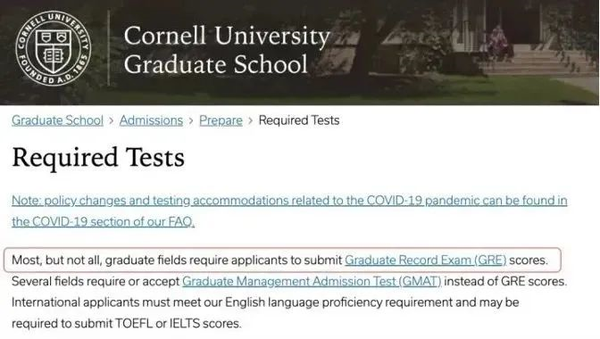 美国留学丨23Fall 美国多所院校恢复提交GRE的要求 - 知乎