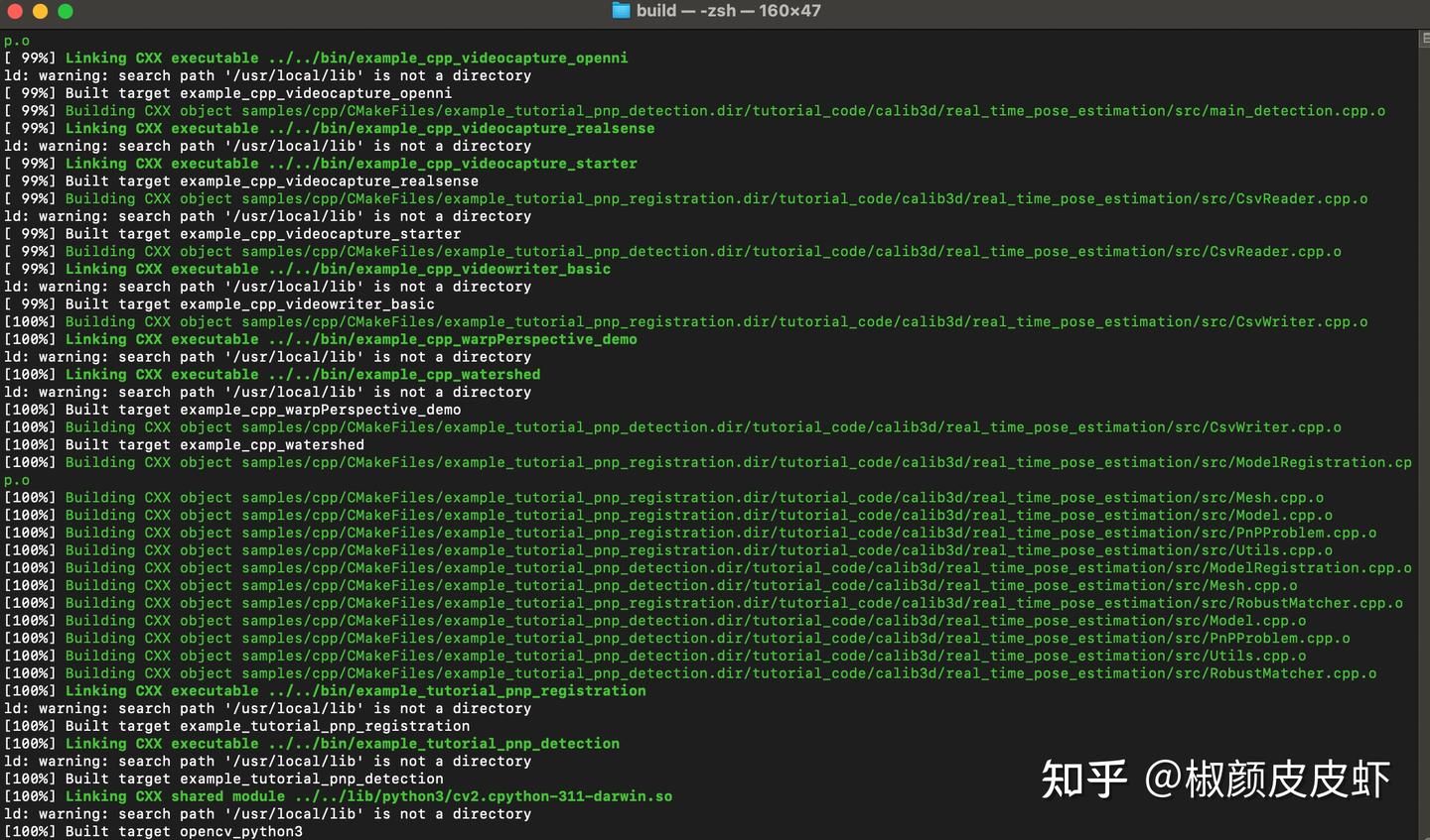 【OpenCV】在MacOS上源码编译OpenCV - 知乎
