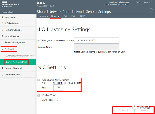 HPE服务器配置通过业务网卡登录iLO管理页面 - 知乎