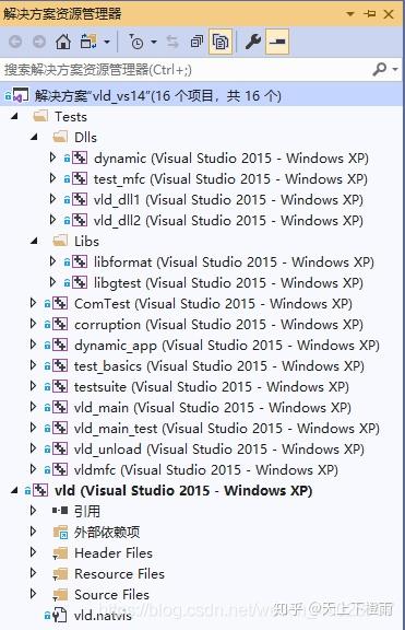 VLD(Visual Leak Detector)在Visual Studio 2015中的使用 - 知乎