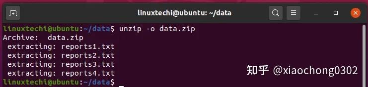 Linux zip 和 unzip 命令使用案例 - 知乎