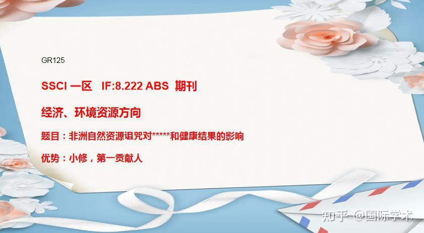 SSCI 一区 ABS 期刊 - 知乎