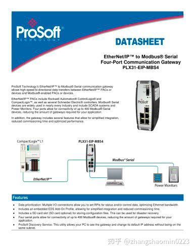 PROSOFT Modbus TCP/IP增强型通信模块 MVI69E-MBTCP - 知乎