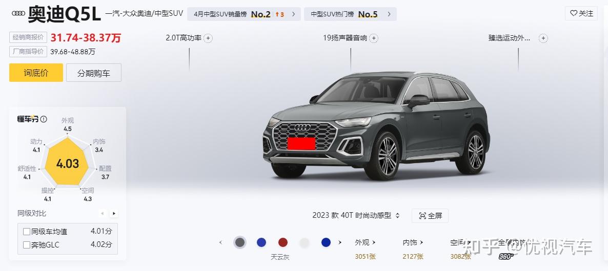 油电对比！30多万预算，奥迪Q5L、理想L7选谁会更适合家用？ - 知乎