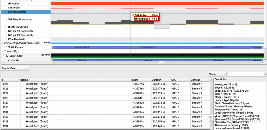 如何优雅地测量GPU占用率？（nsys gpu-metrics-devices使用） - 知乎