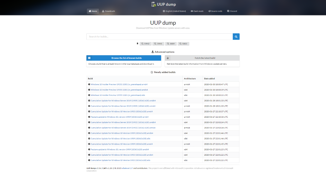 如何使用UUP来下载Windows 10/11 的安装镜像(Windows篇) - 知乎