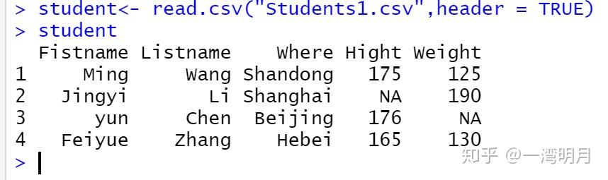 R语言数据的导入（二）：read.csv() - 知乎