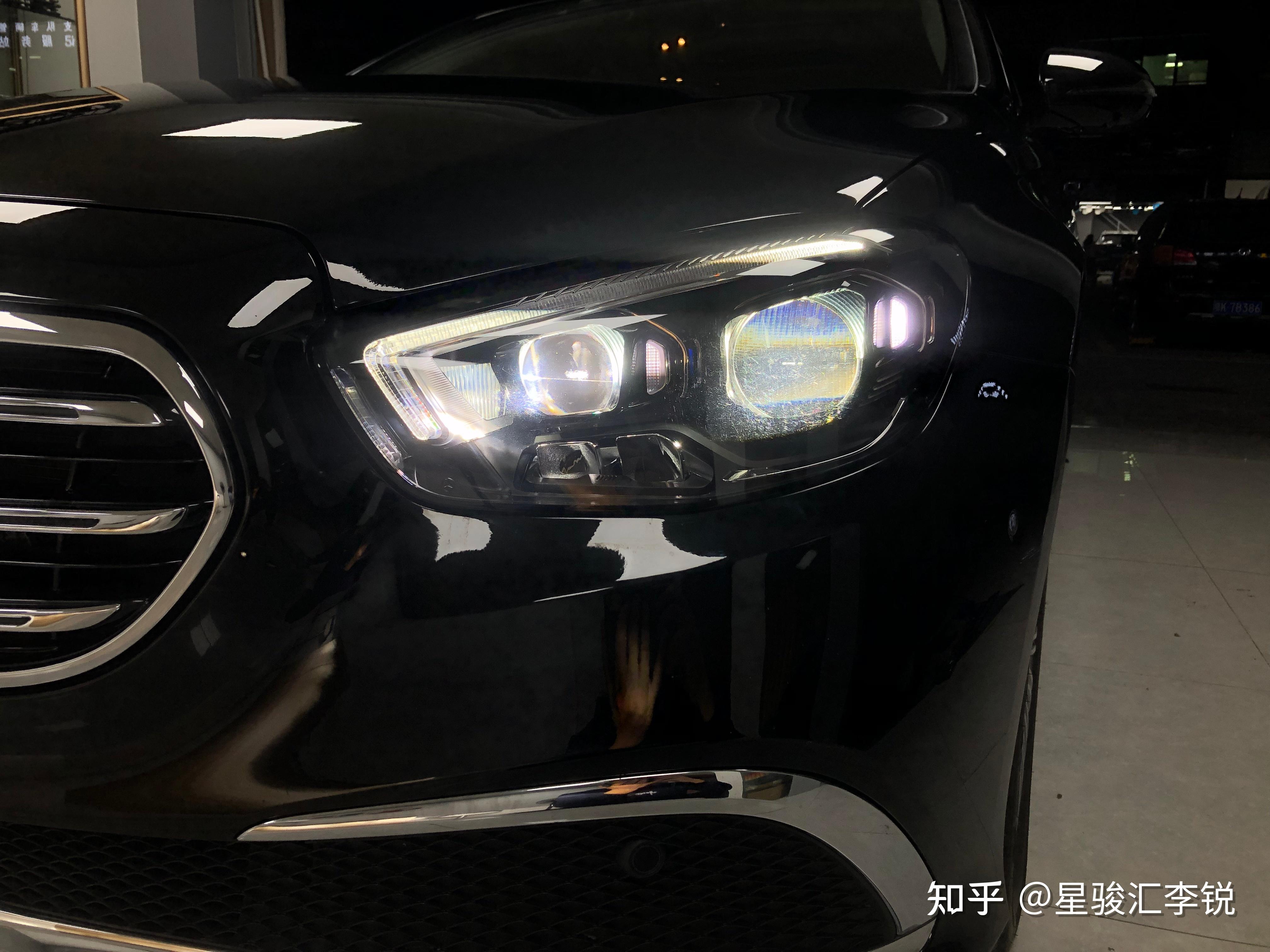 22款奔驰E300L升级几何多光束LED智能动态大灯，提供更好的视野照明 - 知乎