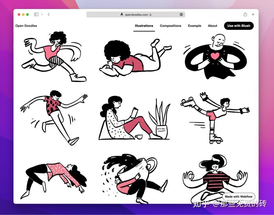 Open Doodles - 一组免费商用的涂鸦风格的人物角色插画素材，画风飘逸有趣 - 知乎