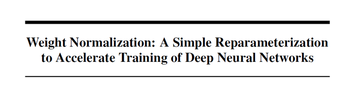 Weight Normalization原理与使用 - 知乎