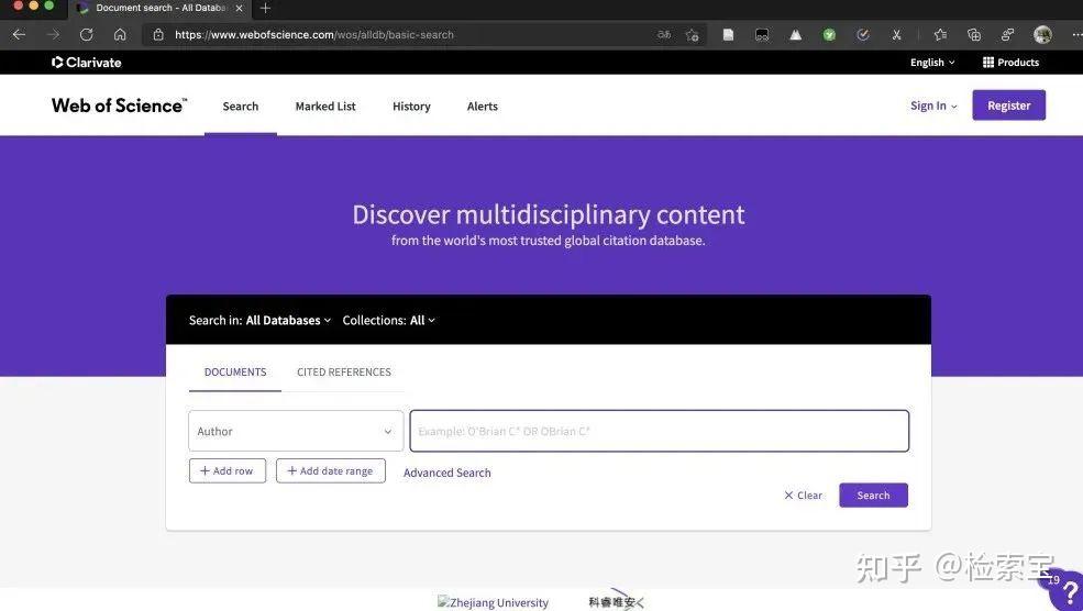 Web of Science重大改版！JCI进入检索页面 - 知乎