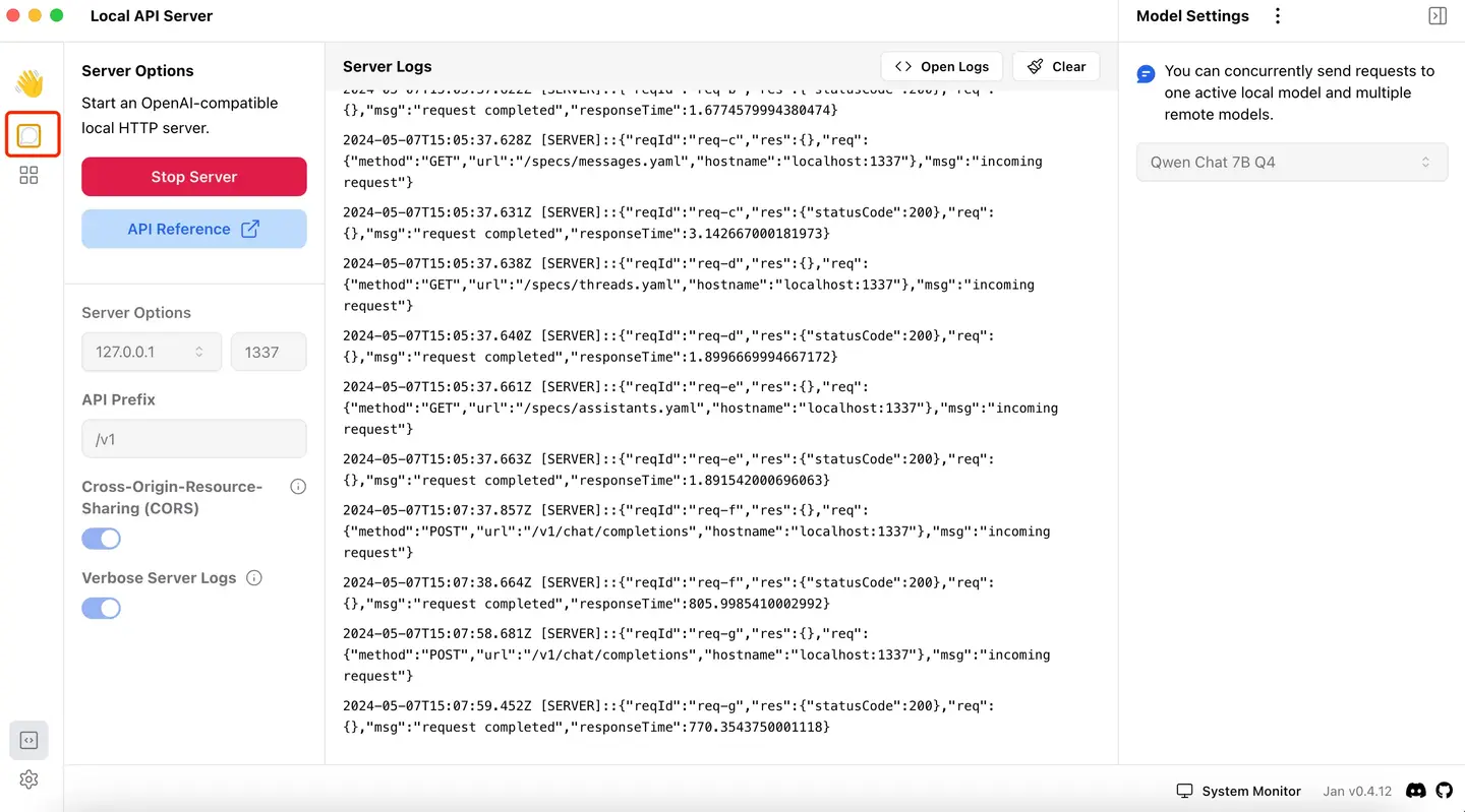 18k star 的开源本地部署大模型利器-Jan，支持启动本地服务 - 知乎
