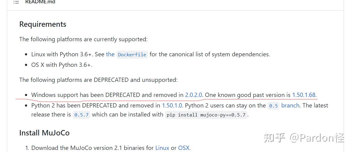Windows10安装开源Mujoco - 知乎