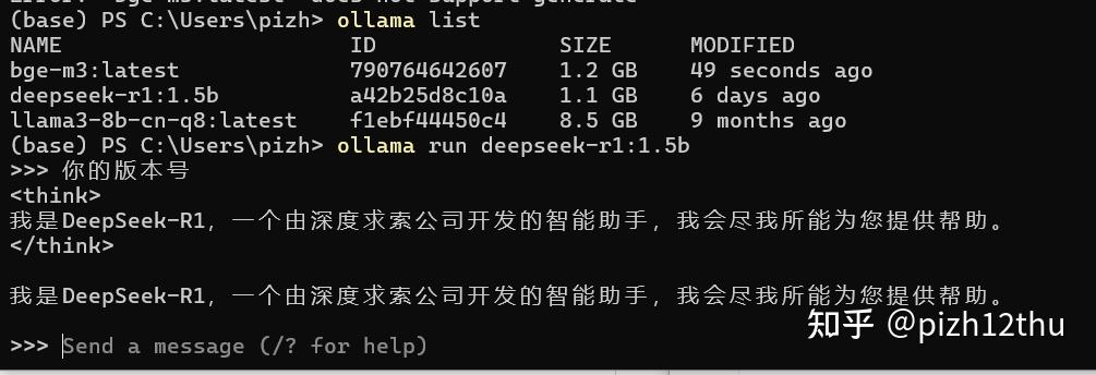 使用 ollama 部署本地嵌入模型，与DeepSeek联合打造个人知识库 - 知乎
