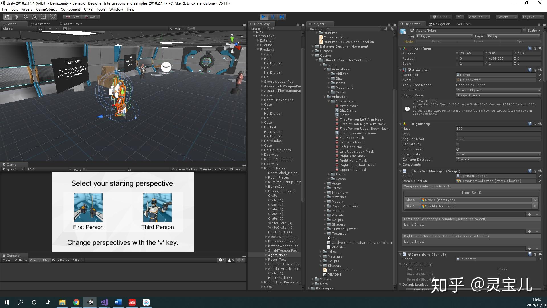 Behavior Designer官网示例设计图及对应的资源 - 知乎