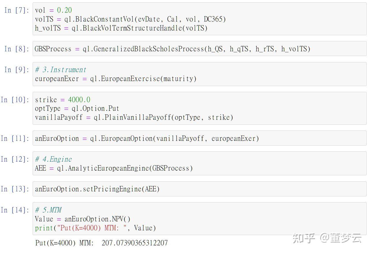二、使用QuantLib Python评价期权(1) - 知乎