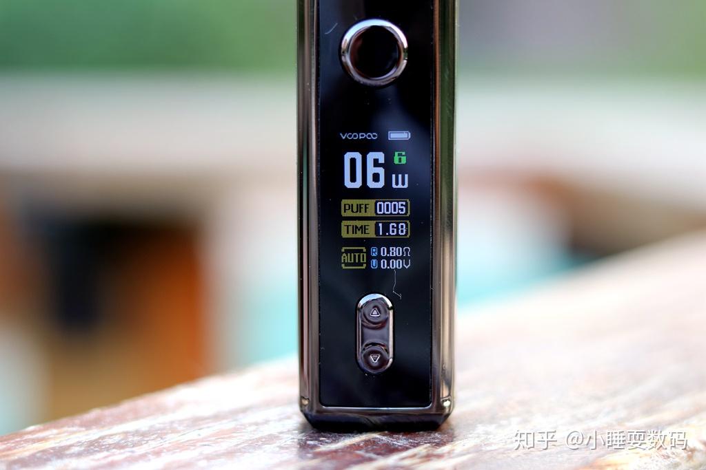 带屏幕可控制的电子烟，VOOPOO旗下新品体验，手动气动双吸模式 - 知乎