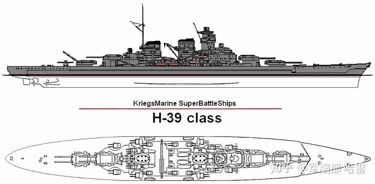 海上巨兽丨德国“幻想”中的超级战列舰，比核动力航母还要大 - 知乎