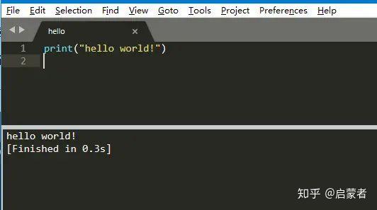 sublime text 运行python无法出结果 - 知乎