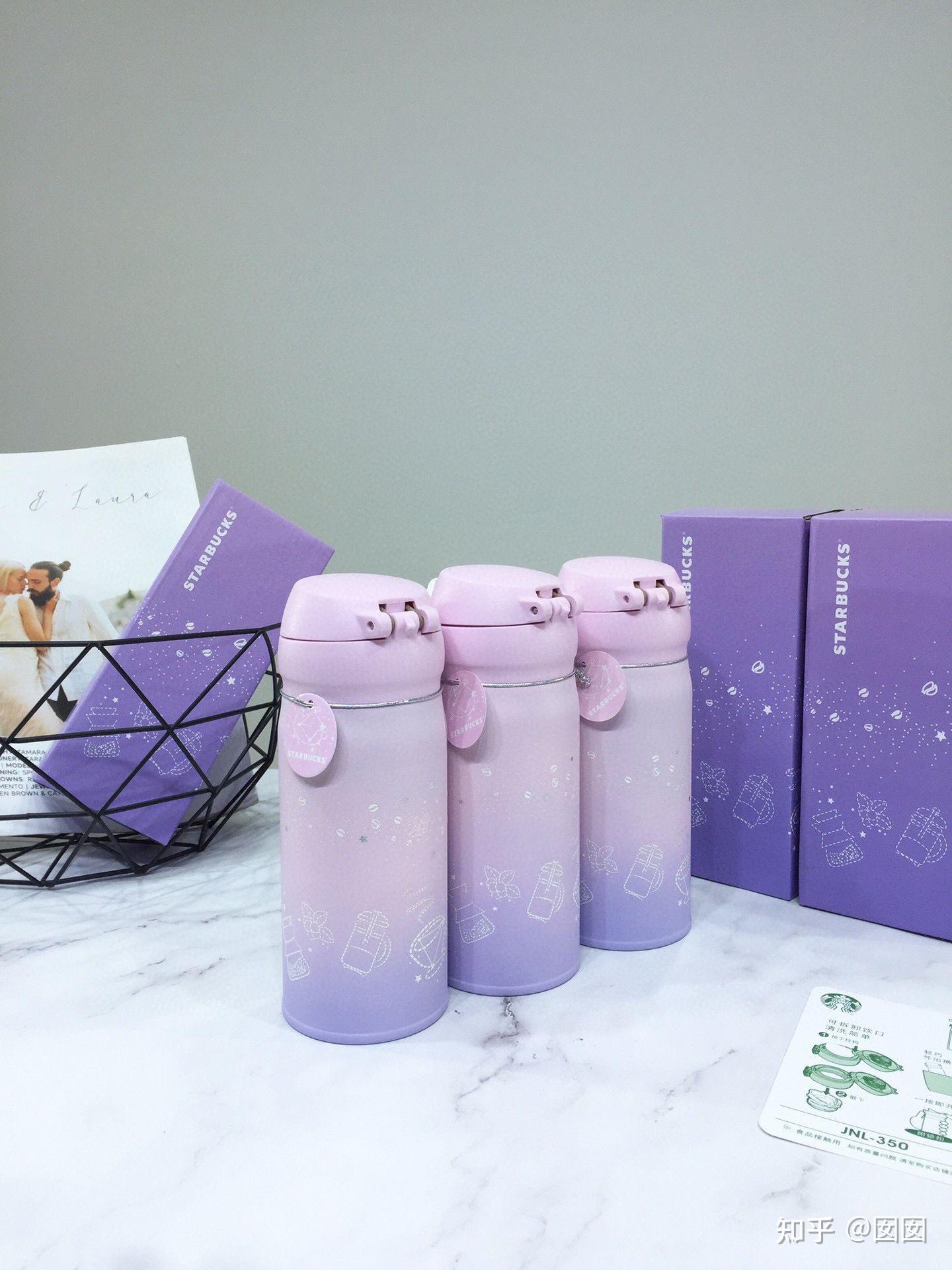 星巴克21新品杯子365ml萌兔渐变保温杯 - 知乎