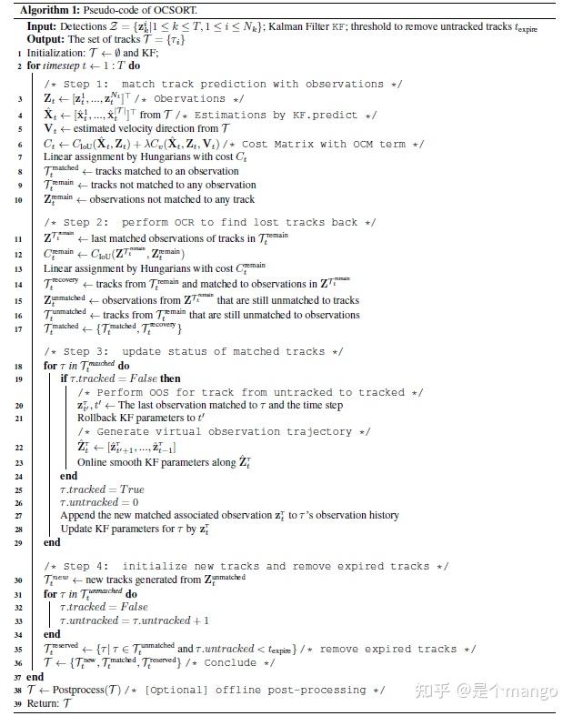 Observation-Centric SORT Rethinking SORT for Robust Multi-Object ...