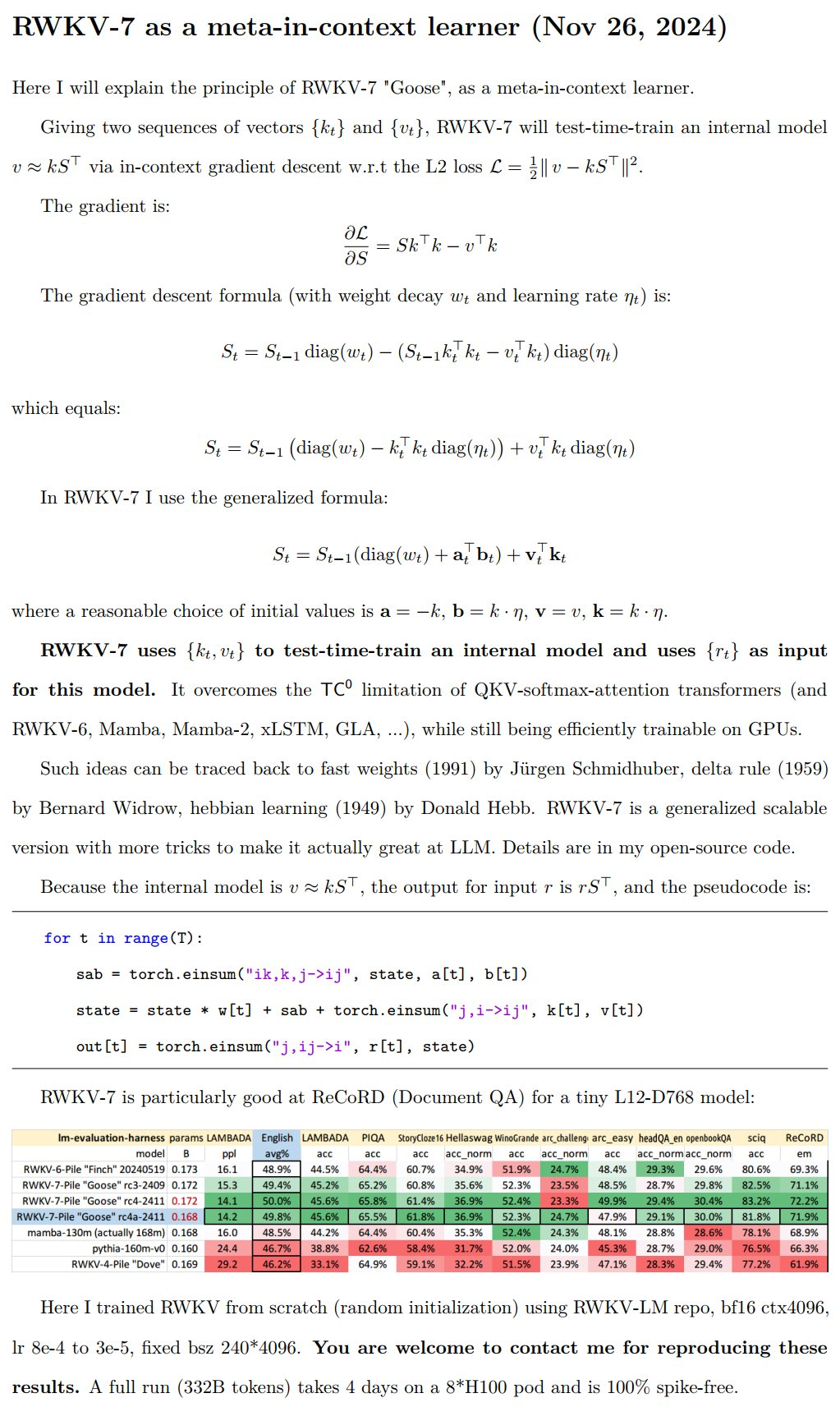 值得在AI上单开一页的RWKV - 知乎