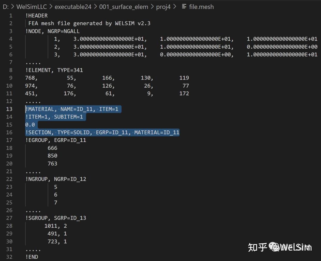 使用WelSim生成FrontISTR网格与输入文件 - 知乎