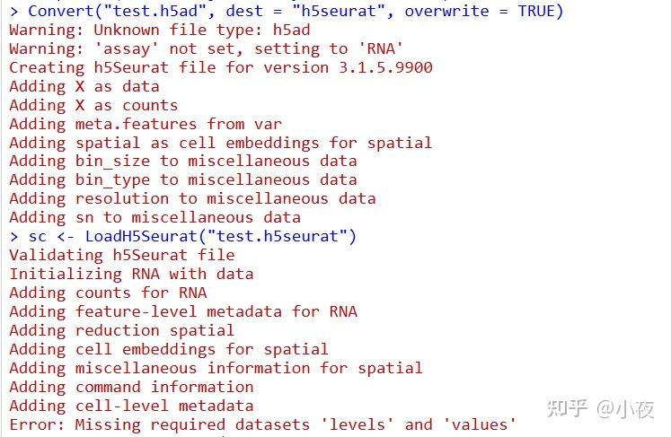 anndata转seurat对象的几种失败及成功尝试 - 知乎