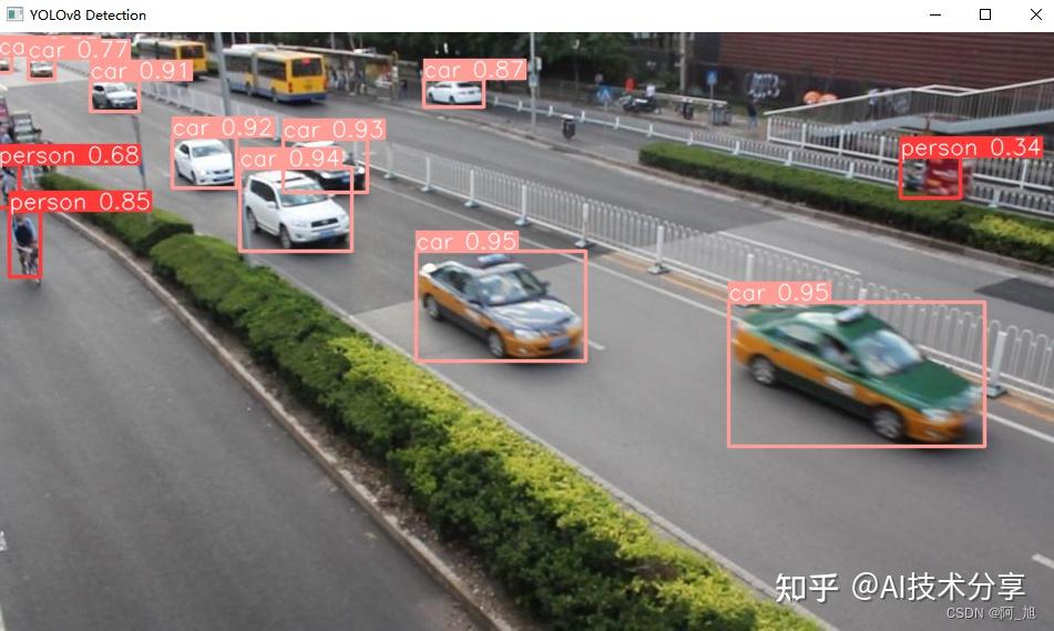 基于yolov8深度学习的高精度车辆行人检测与计数系统【python源码pyqt5界面数据集训练代码】目标检测、深度学习实战 知乎